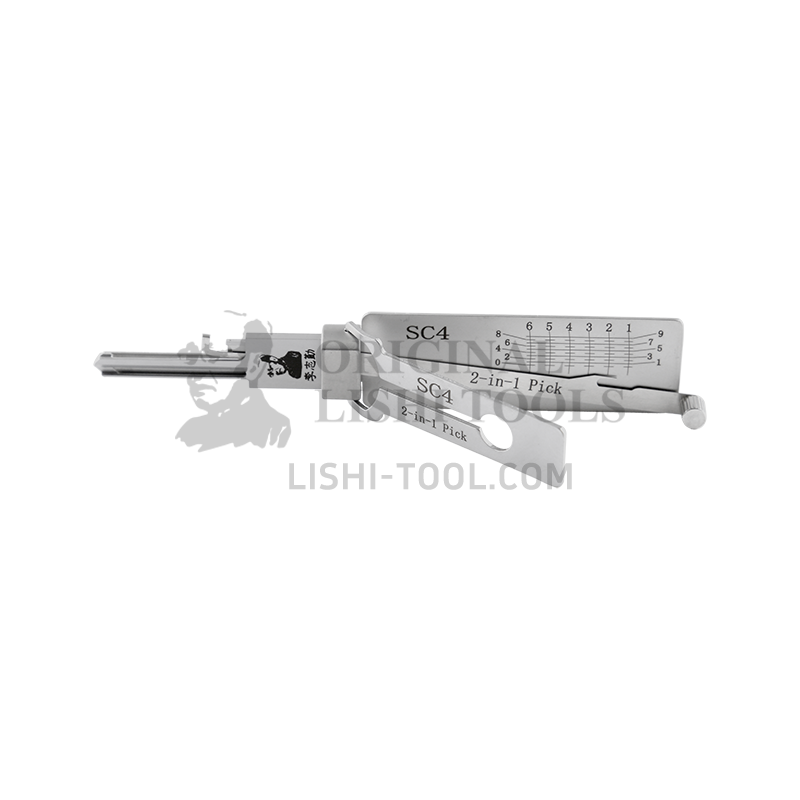 Lishi SC4 6-CUT 2-in-1 Schlage Lock Decoder & Pick Tool: Precision Sol ...