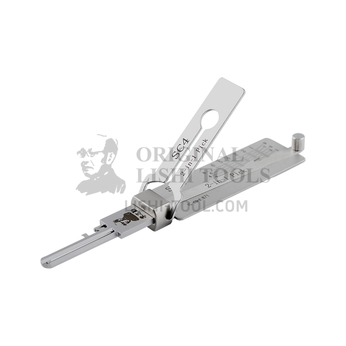 Lishi SC4 6-CUT 2-in-1 Schlage Lock Decoder & Pick Tool: Precision Sol ...